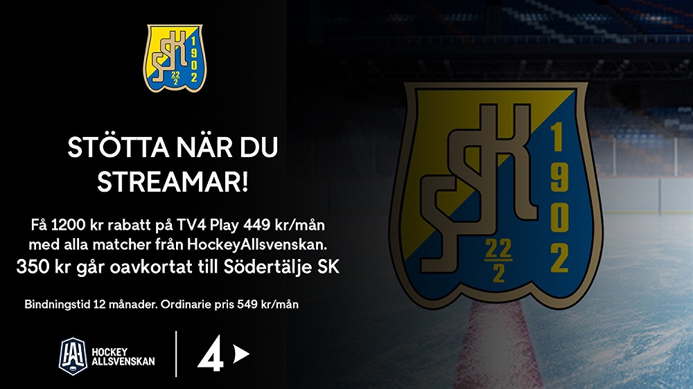 Stötta SSK när du streamar / Södertälje SK